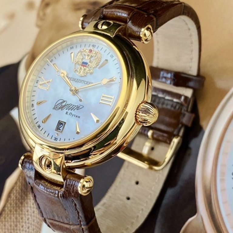 Đồng Hồ Nga Poljot President Putin Gold Pearl